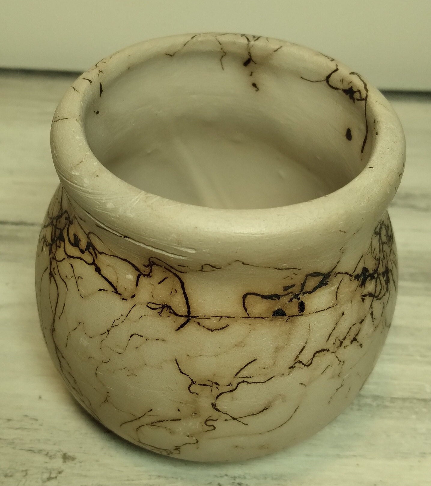 Riley Haskie Native American Artist Signed Raku Horsehair - Etsy