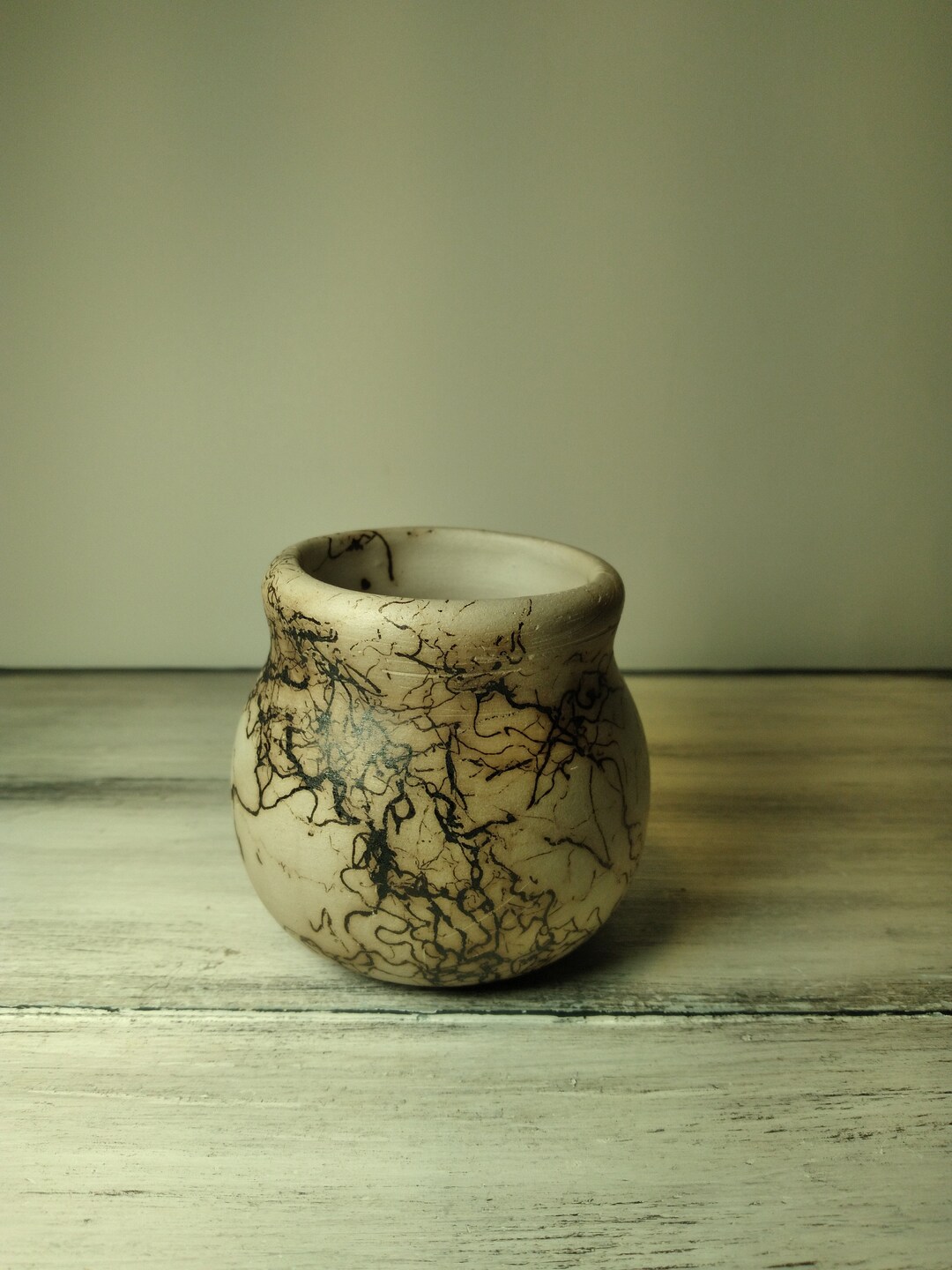 Riley Haskie Native American Artist Signed Raku Horsehair - Etsy