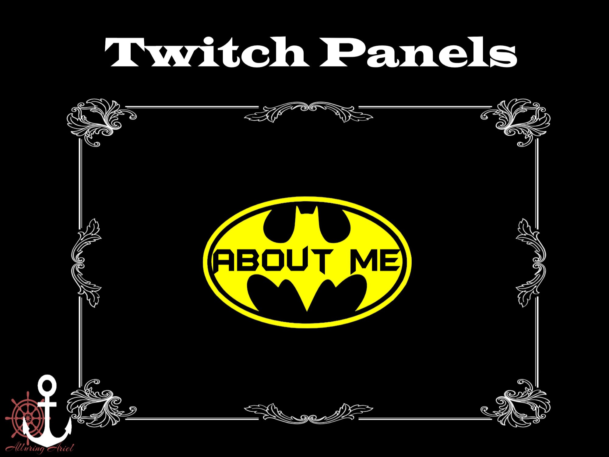 Transparent Twitch Batman Panels | Etsy