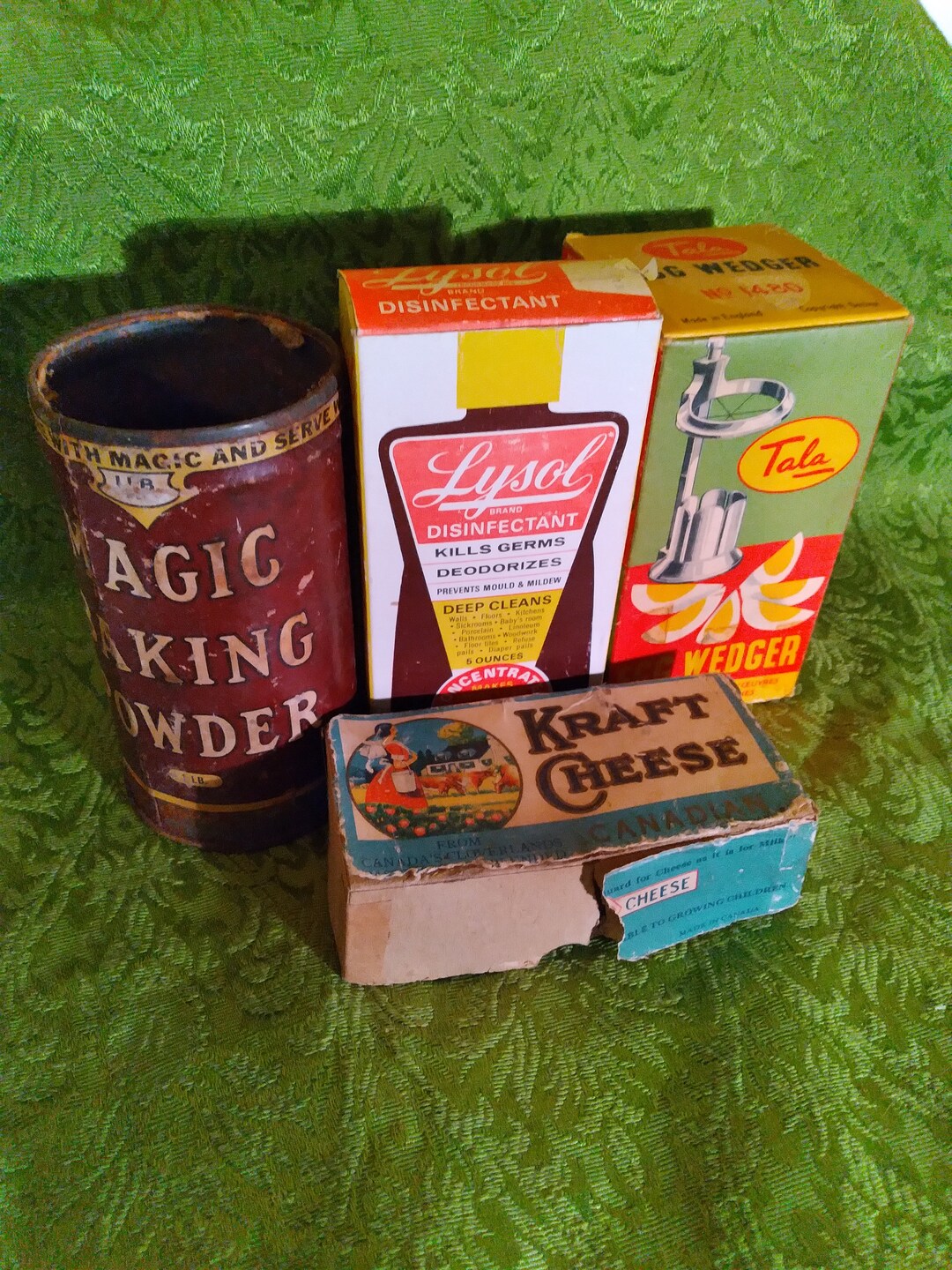 1930s, 1950s, 1970s Collectible Packaging, Magic Baking Powder, Kraft ...