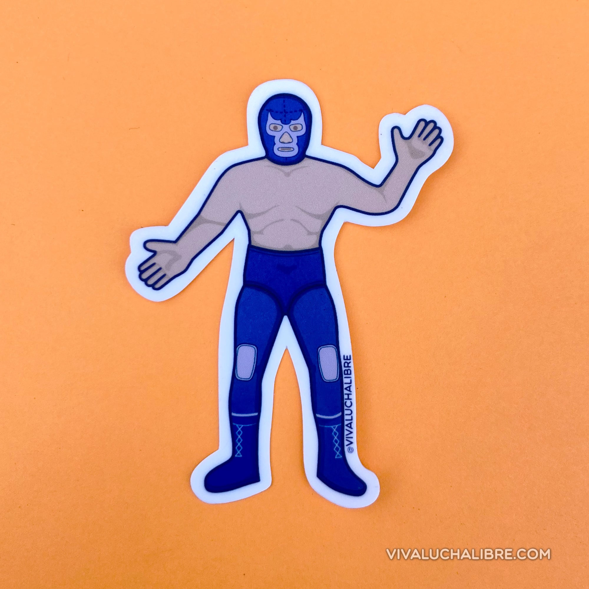 Lucha Libre Luchador Vinyl Stickers Water Bottle Sticker Laptop Sticker ...