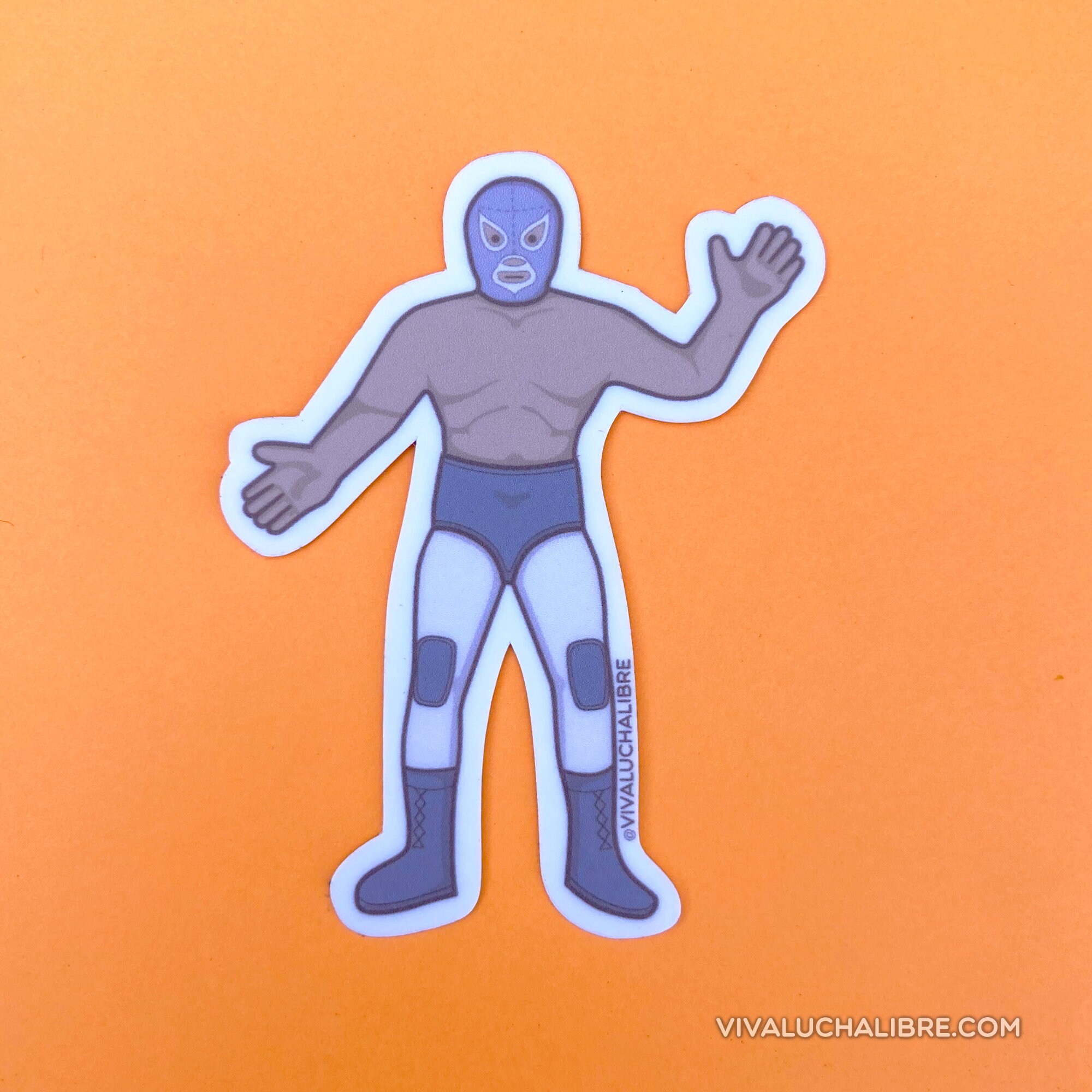 Lucha Libre Luchador Vinyl Stickers Water Bottle Sticker Laptop Sticker ...