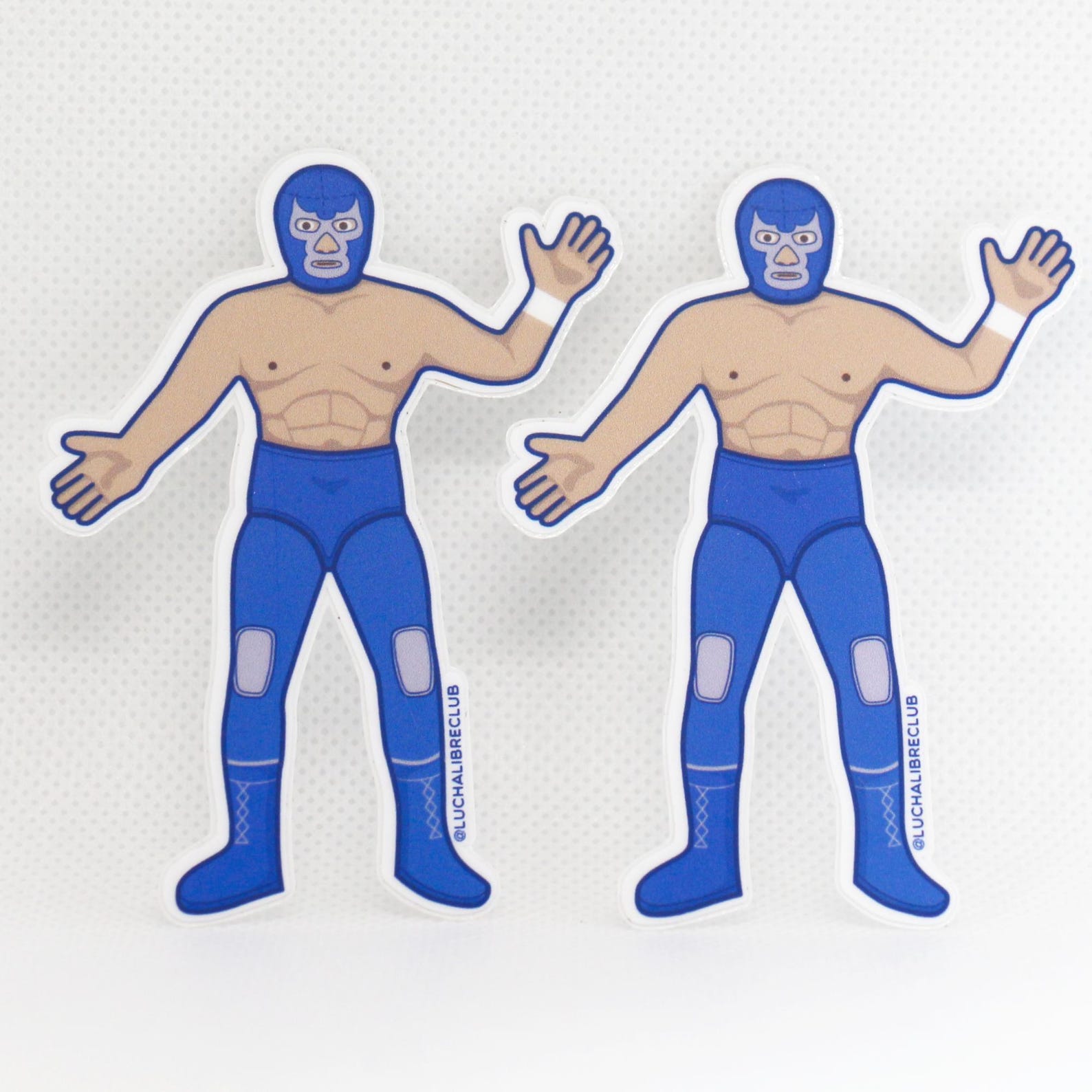 Blue Demon Lucha Libre Sticker – Waterproof Vinyl Luchador - Etsy