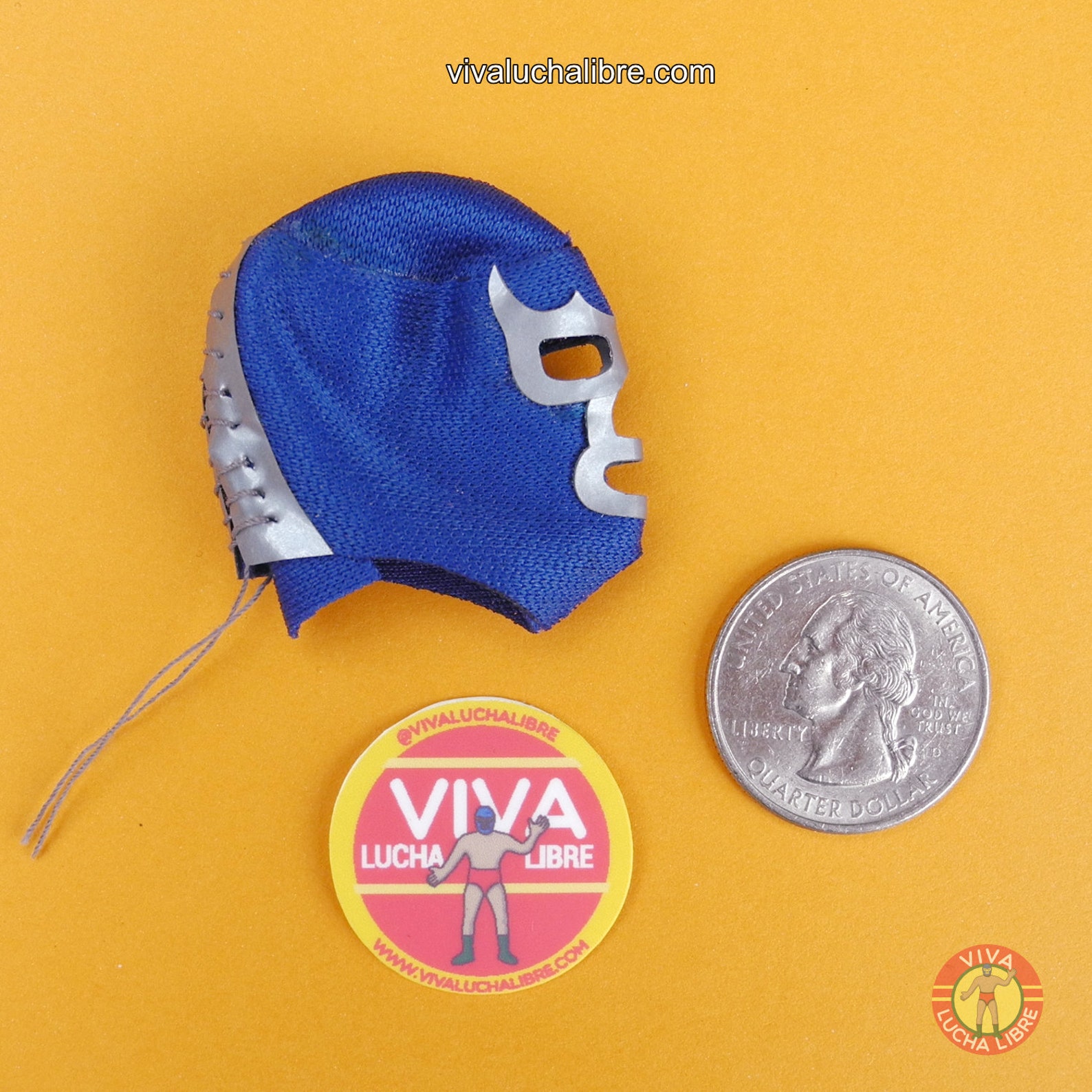 Lucha Libre Mini Mask blue Demon Handmade Luchador Mask - Etsy