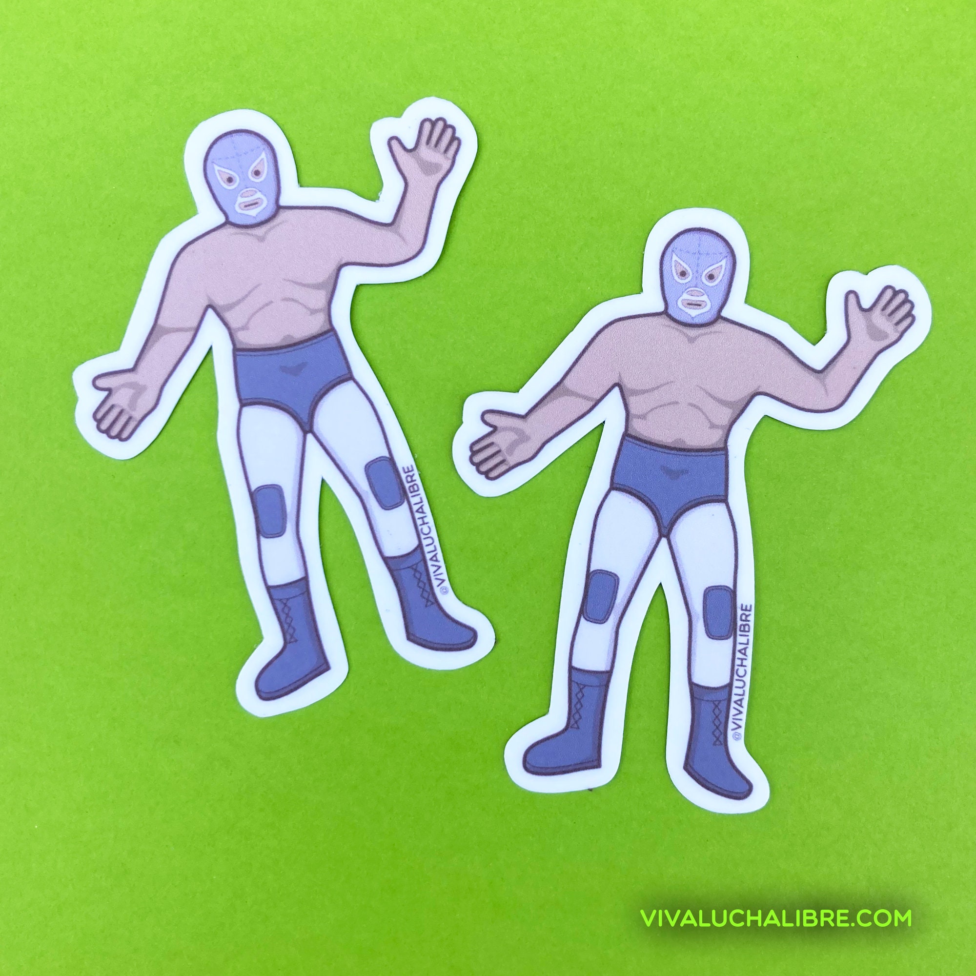 Lucha Libre Luchador Vinyl Stickers Water Bottle Sticker Laptop Sticker ...