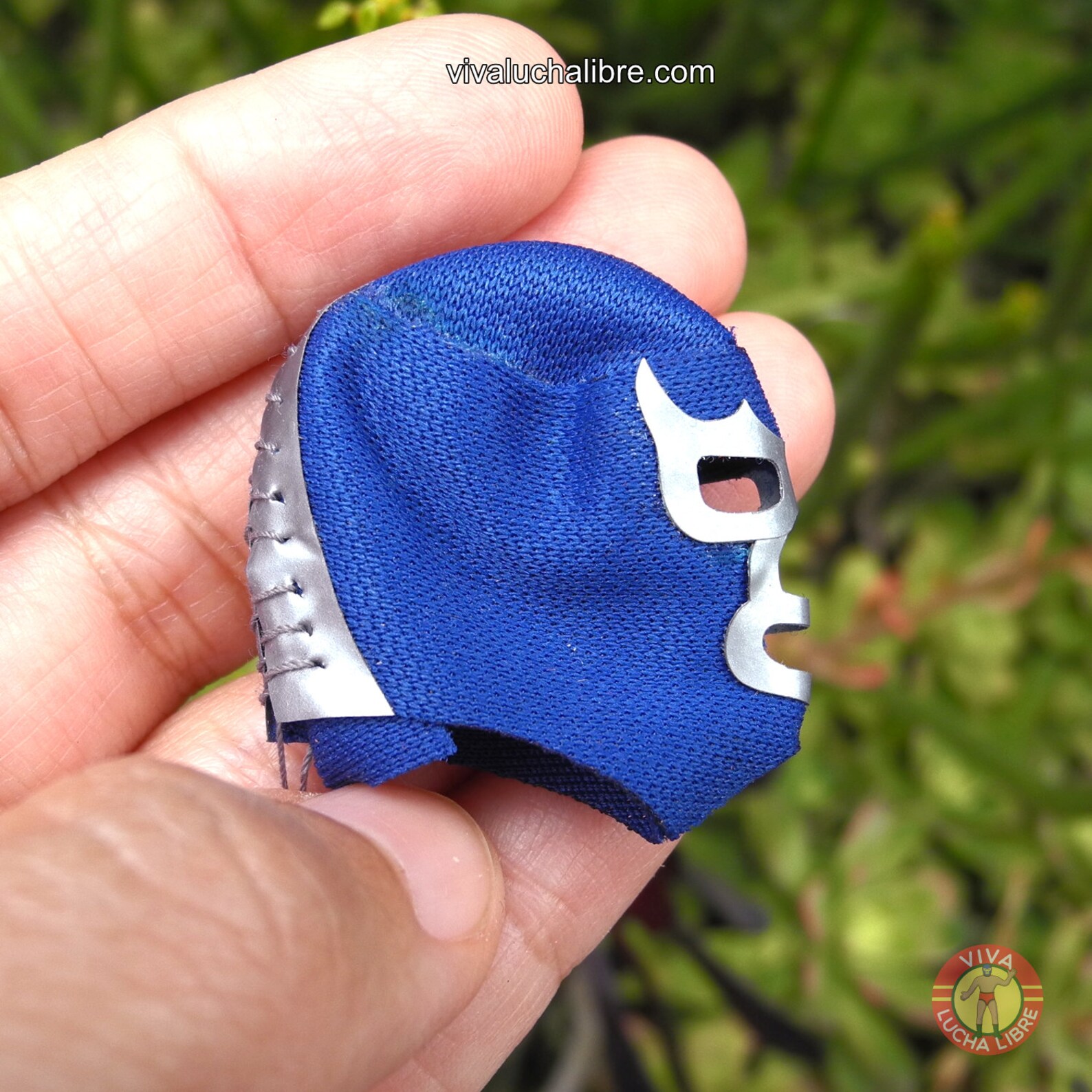 Lucha Libre Mini Mask blue Demon Handmade Luchador Mask - Etsy