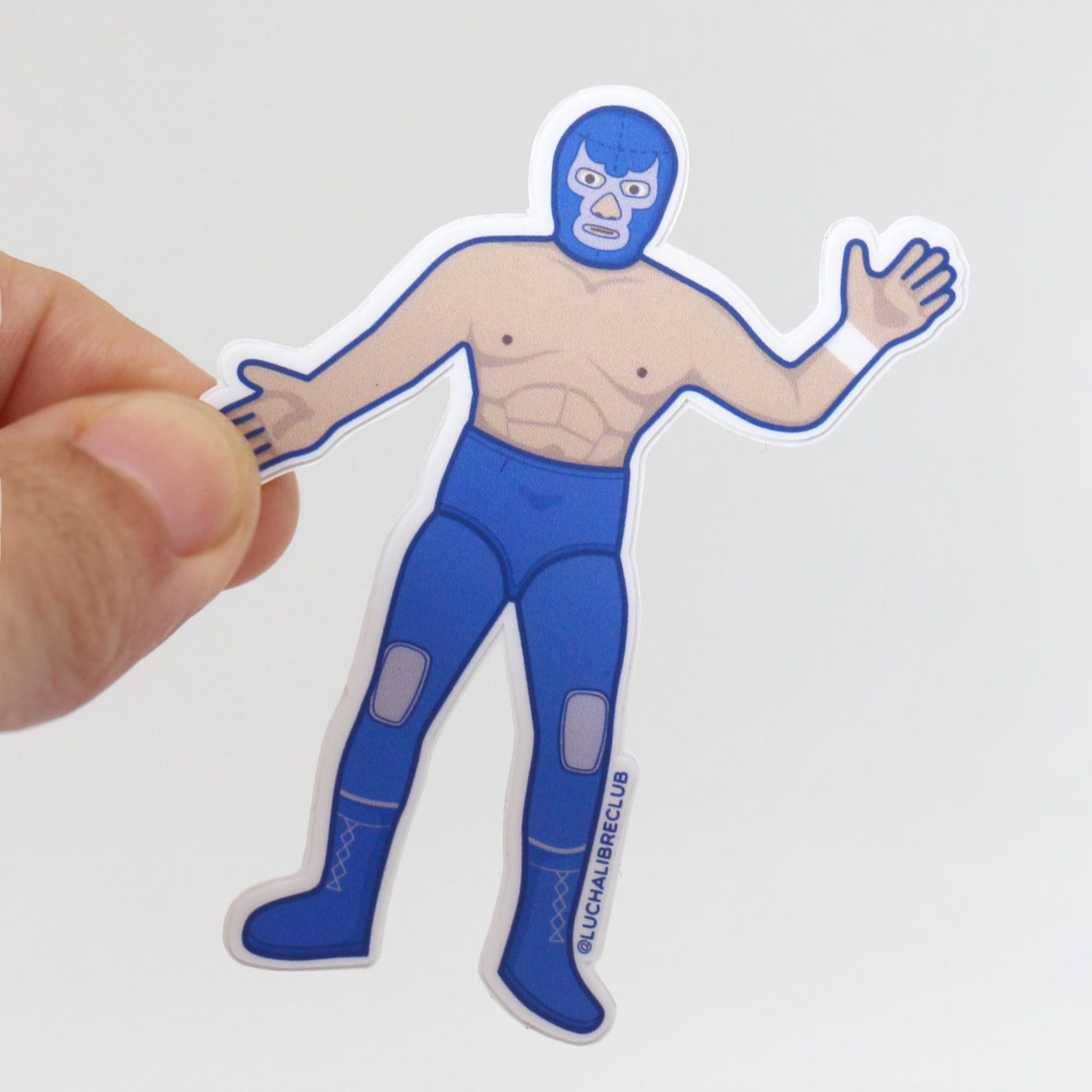 Blue Demon Lucha Libre Sticker – Waterproof Vinyl Luchador - Etsy