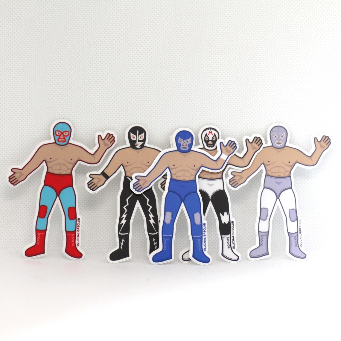 Lucha Libre Luchador - Vinyl Stickers - Water Bottle Sticker - Laptop ...