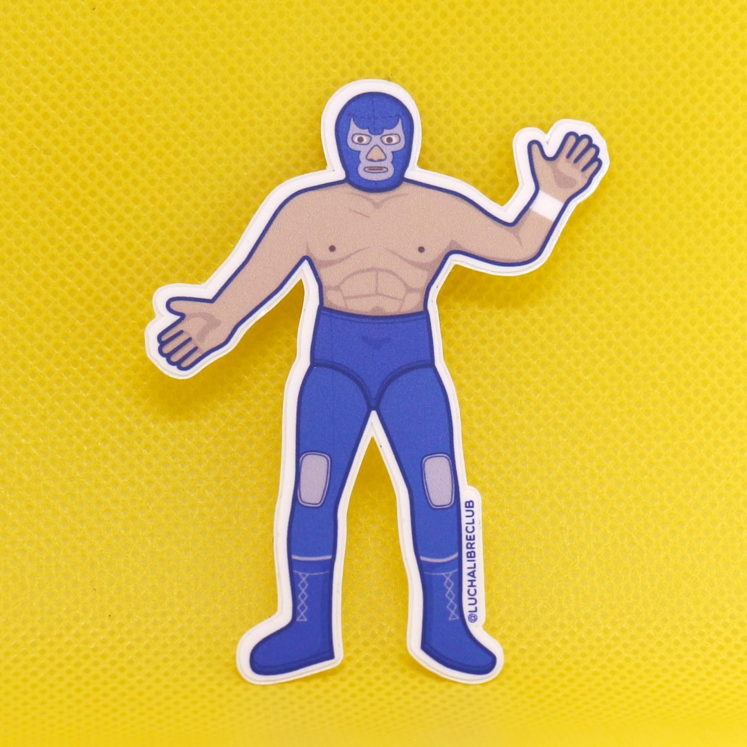 Lucha Libre Luchador - Vinyl Stickers - Water Bottle Sticker - Laptop ...
