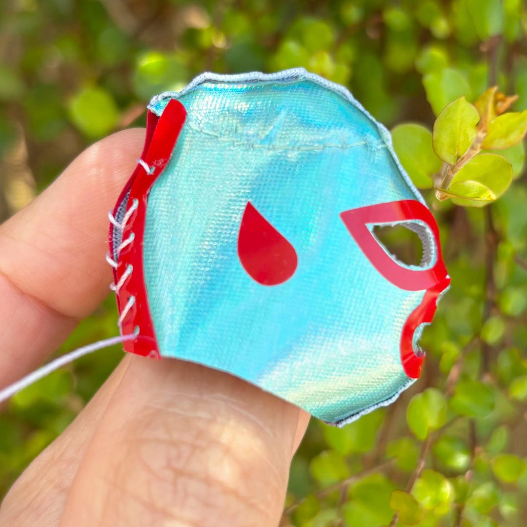 Handmade Nacho Libre Mini Mask: Luchador Collectible - Etsy