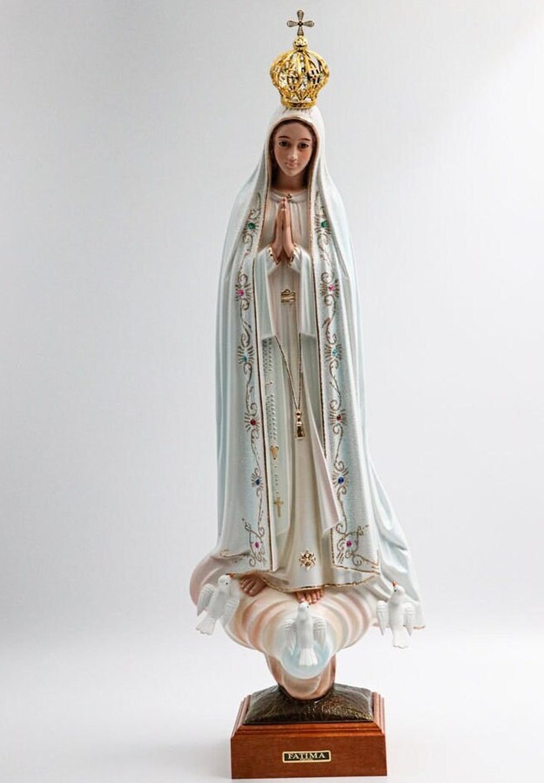 Statue Our Lady of Fatima, Our Lady of Fatima, Statue, Religious ...