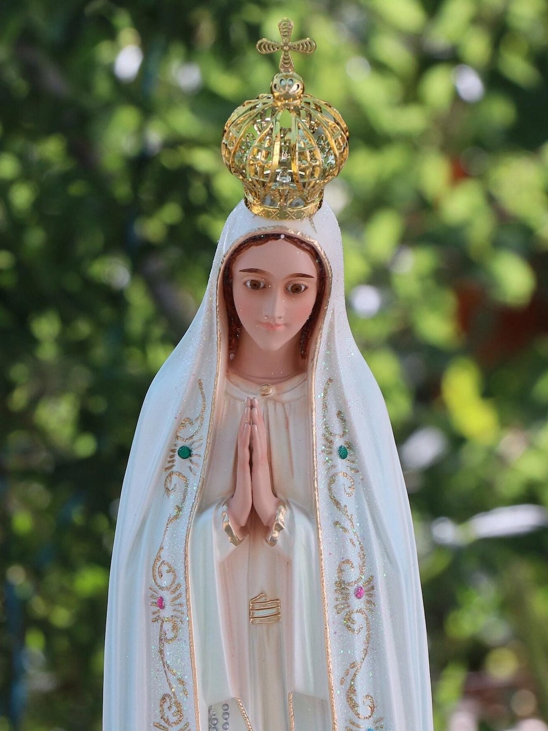 Our Lady of Fatima 58 Cm, 48 Cm Nossa Senhora De Fátima, Statue of ...