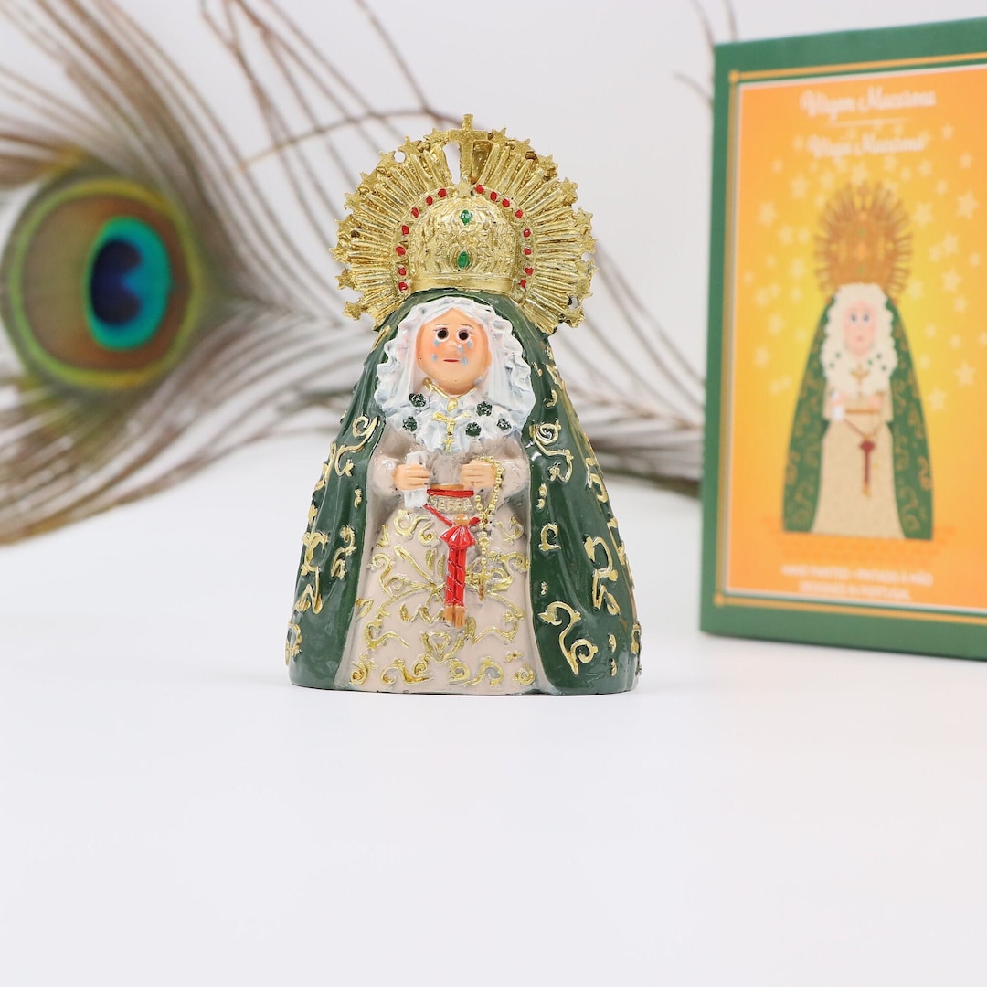 VIRGIN MACARENA, Children Catholic, Hand Painted, Catholic Decor ...