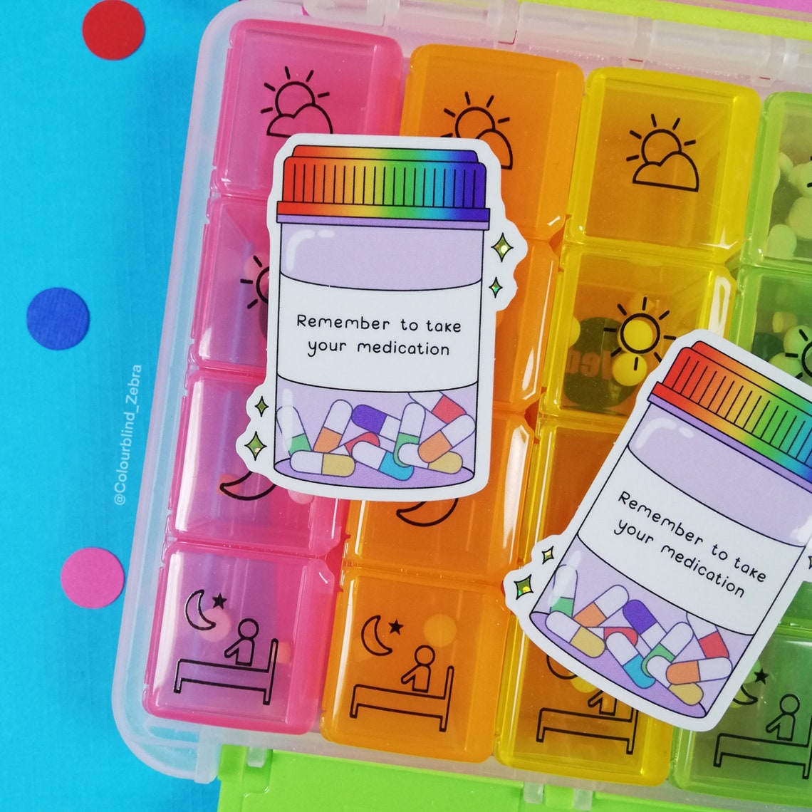 Remember to Take Your Medication Sticker Glitter Chronic | Etsy