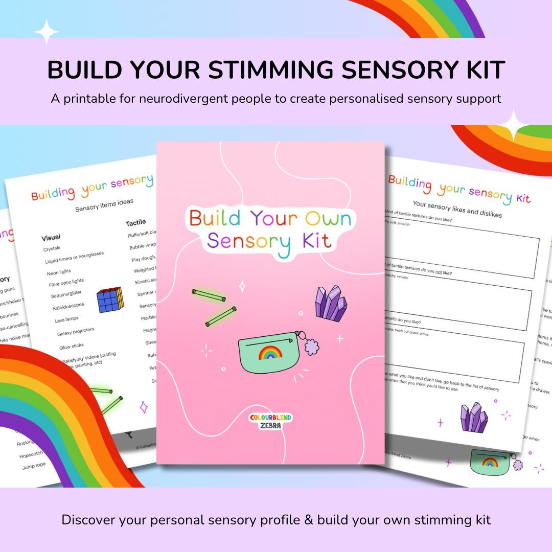 Build Your Sensory Kit Printable - Created by an Audhder - Stimming ...