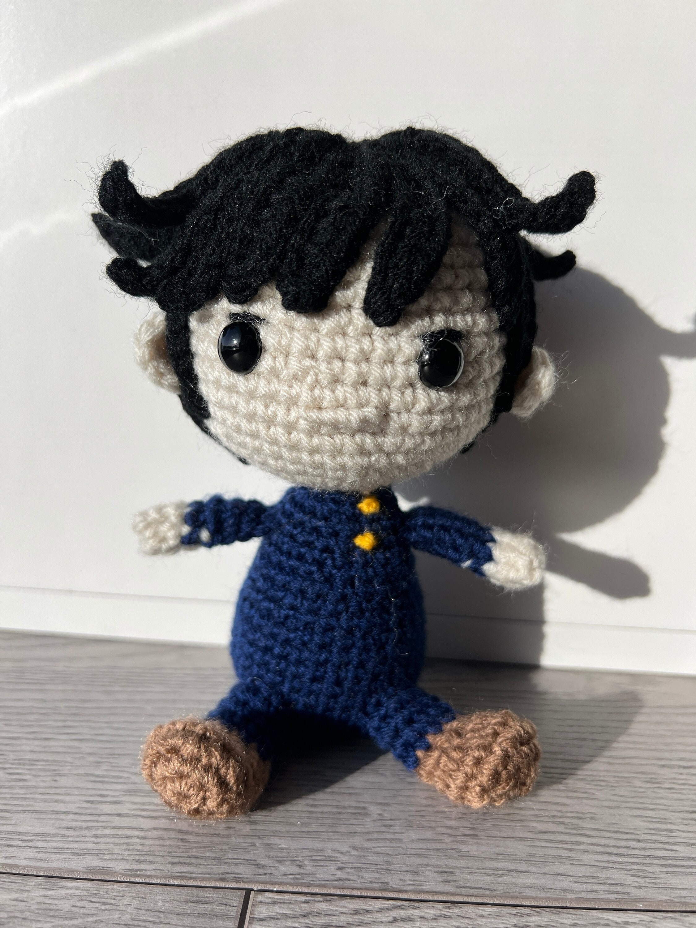 Cute Megumi Fushiguro jujutsu Kaisen Amigurumi Crochet Pattern - Etsy