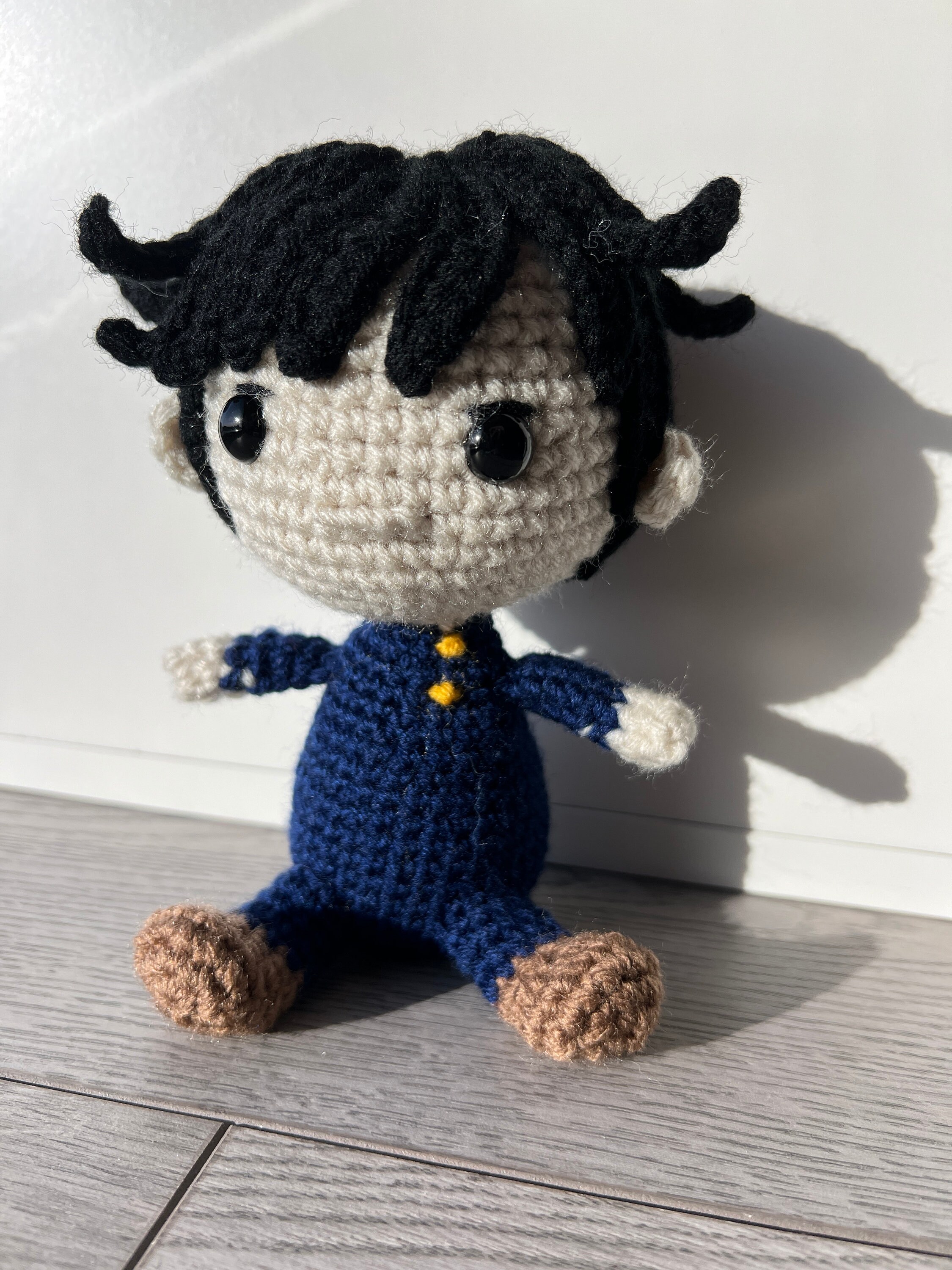 Cute Megumi Fushiguro jujutsu Kaisen Amigurumi Crochet Pattern - Etsy