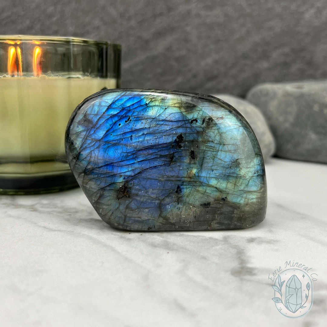 Polished Blue Flash Labradorite Freeform - Etsy
