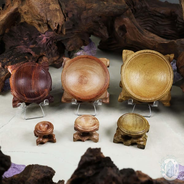 Carved Wood Stand - Etsy