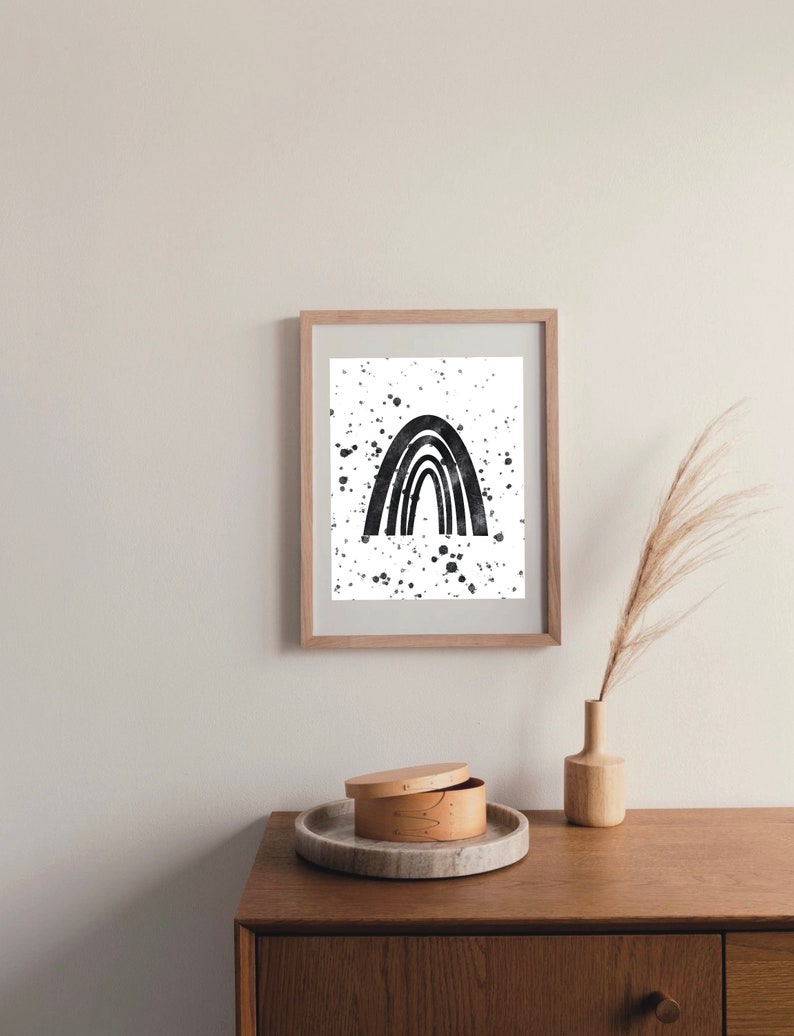 Minimalist Rainbow Digital Printable, Motivational Printable Decor ...