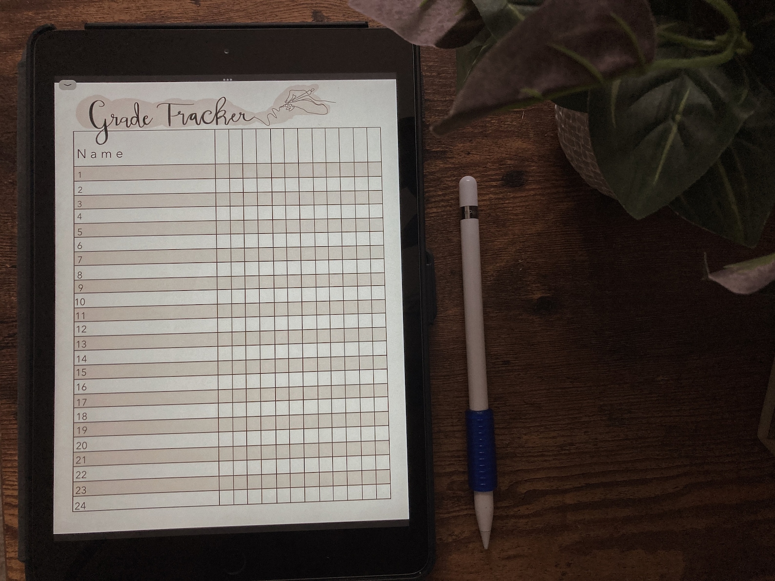 Teacher Grade Book Printable, Teacher Planner Insert, Teacher Digital ...