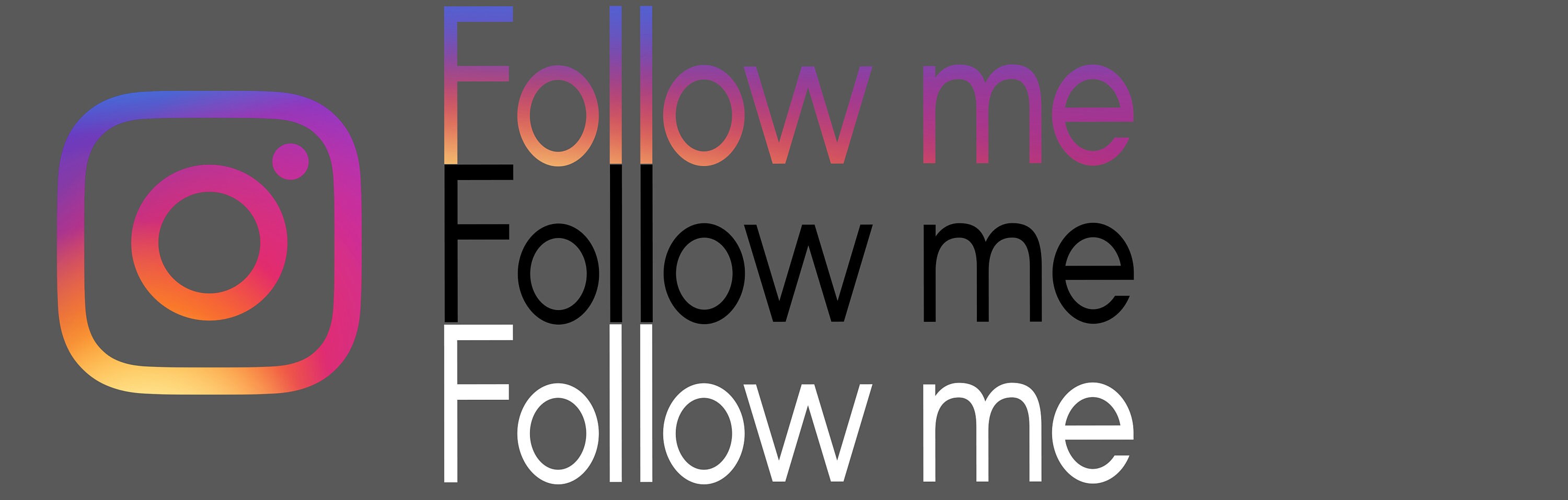 Custom Instagram Logo SET 5 Personalized Instagram | Etsy