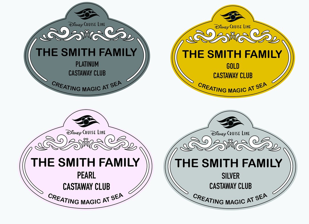 Personalized Disney Cruise Line Castaway Club Door Magnet Cast Member ...