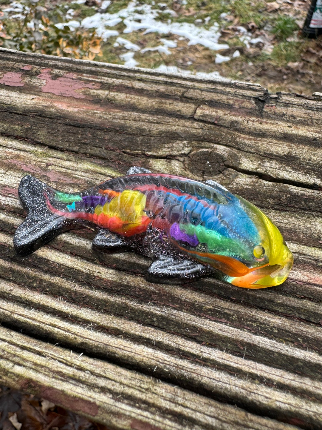 Rainbow Fish #2 - Etsy
