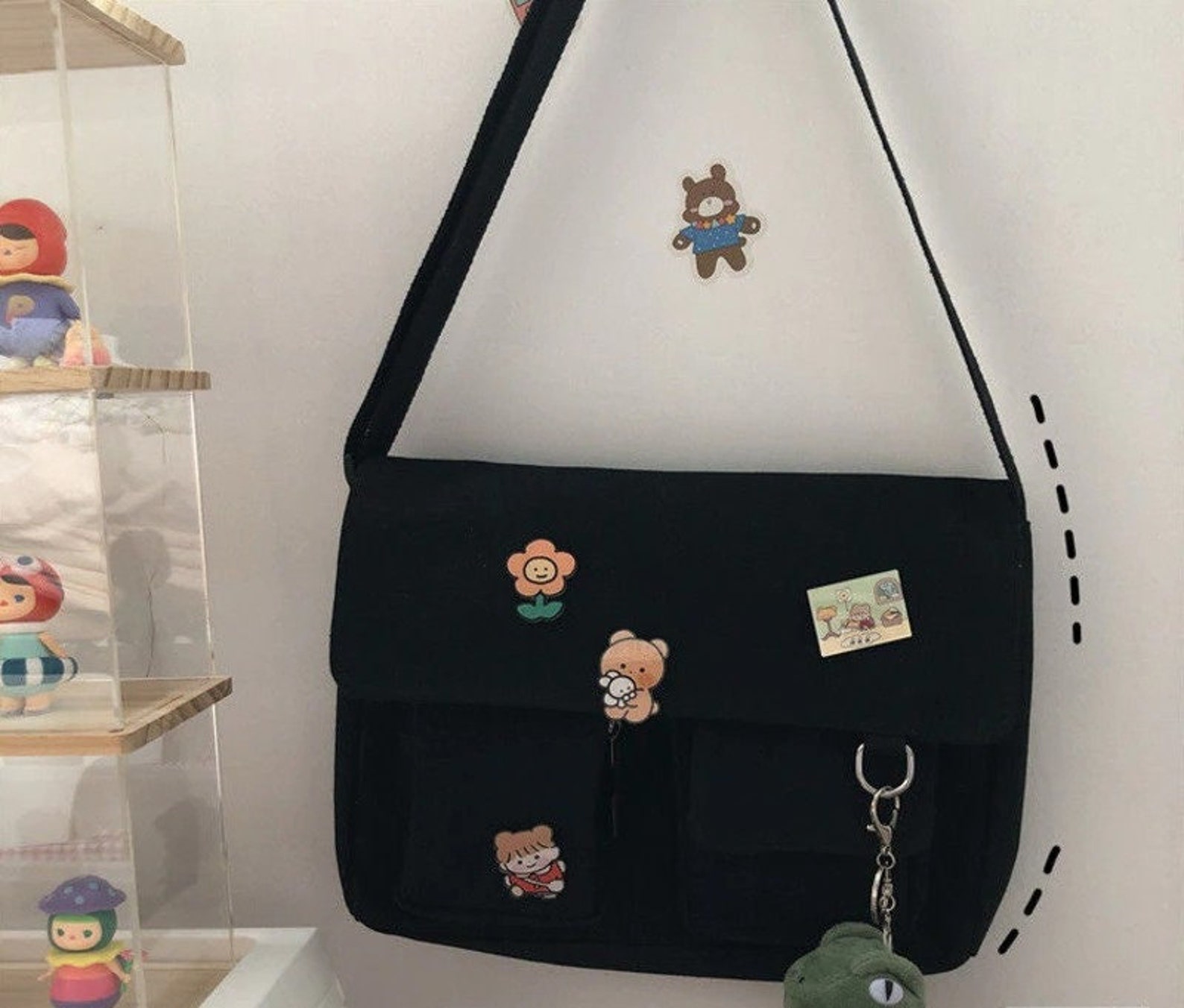 Crossbody With Badges Women's Crossbody Cute Crossbody | Etsy