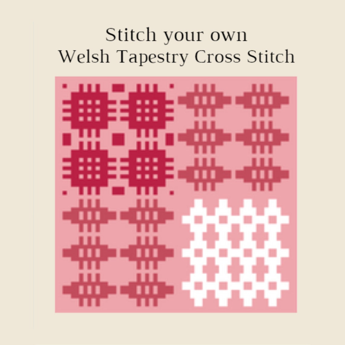 Welsh Tapestry Cross Stitch Embroidery Pattern | Cross Stitch ...