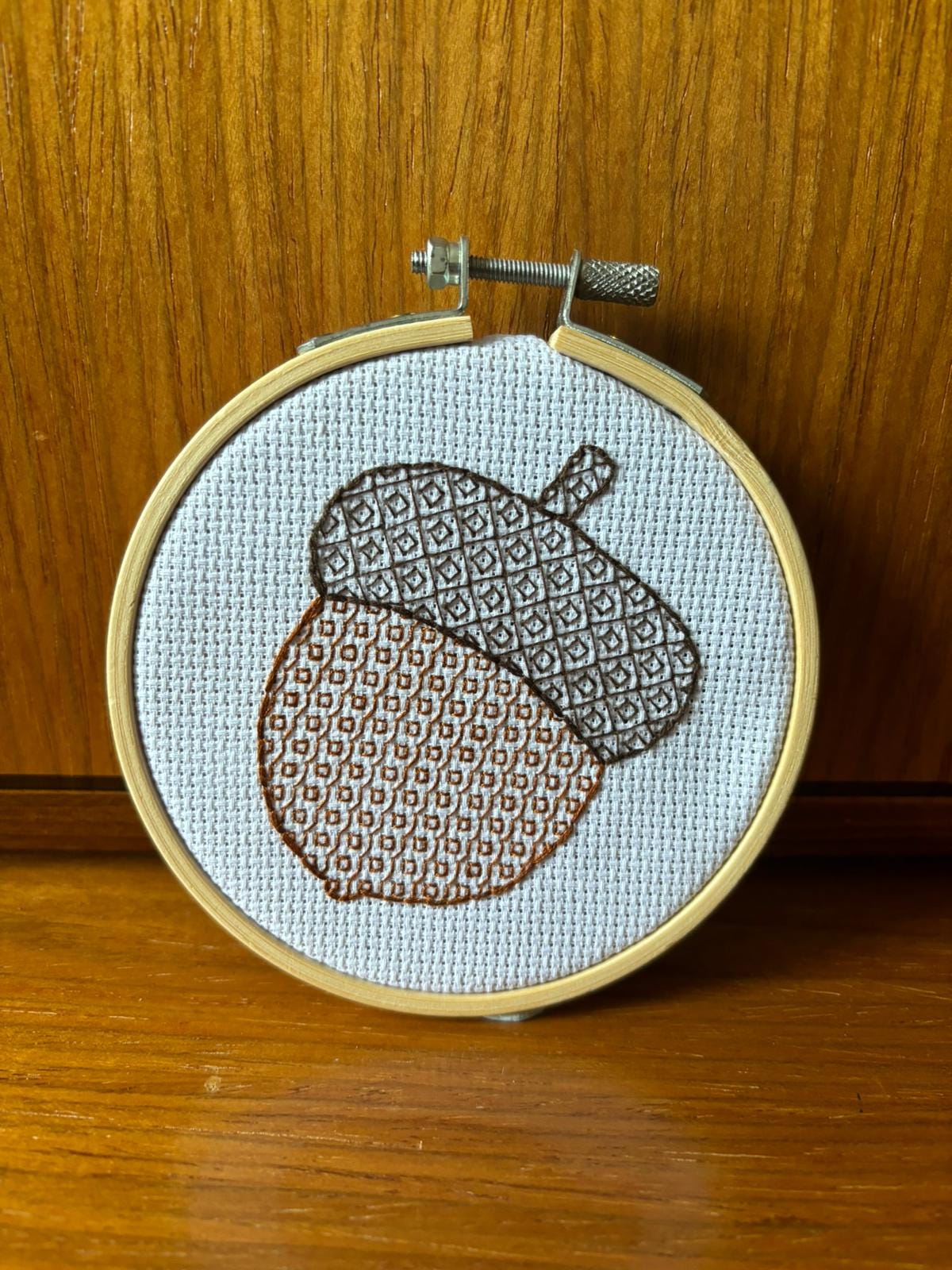 Blackwork Acorn PDF Pattern and Instructions // Blackwork Embroidery | Introduction to Blackwork ...