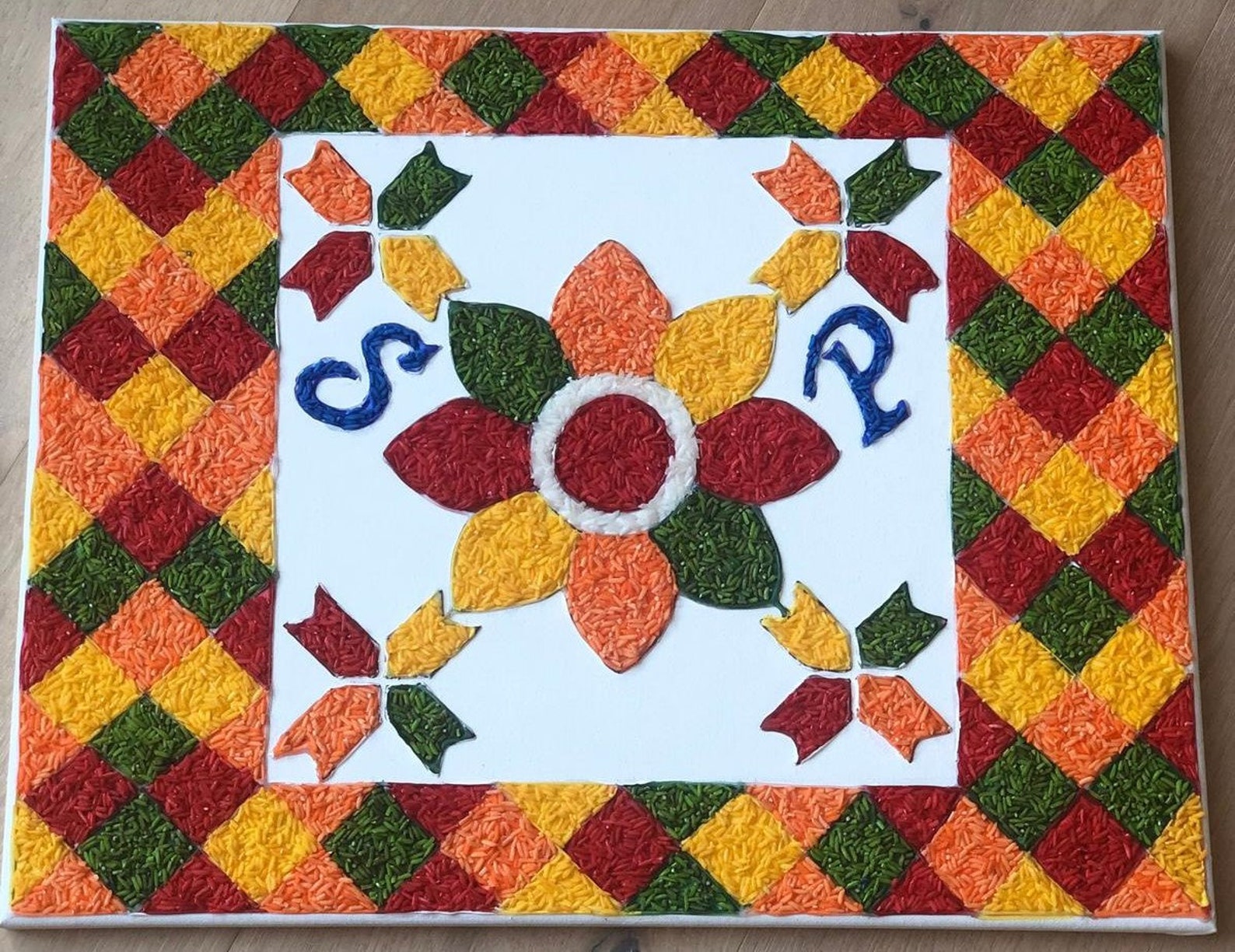 Maiyan/rangoli Board (custom Stencils and Filled in Advance) - Etsy Canada