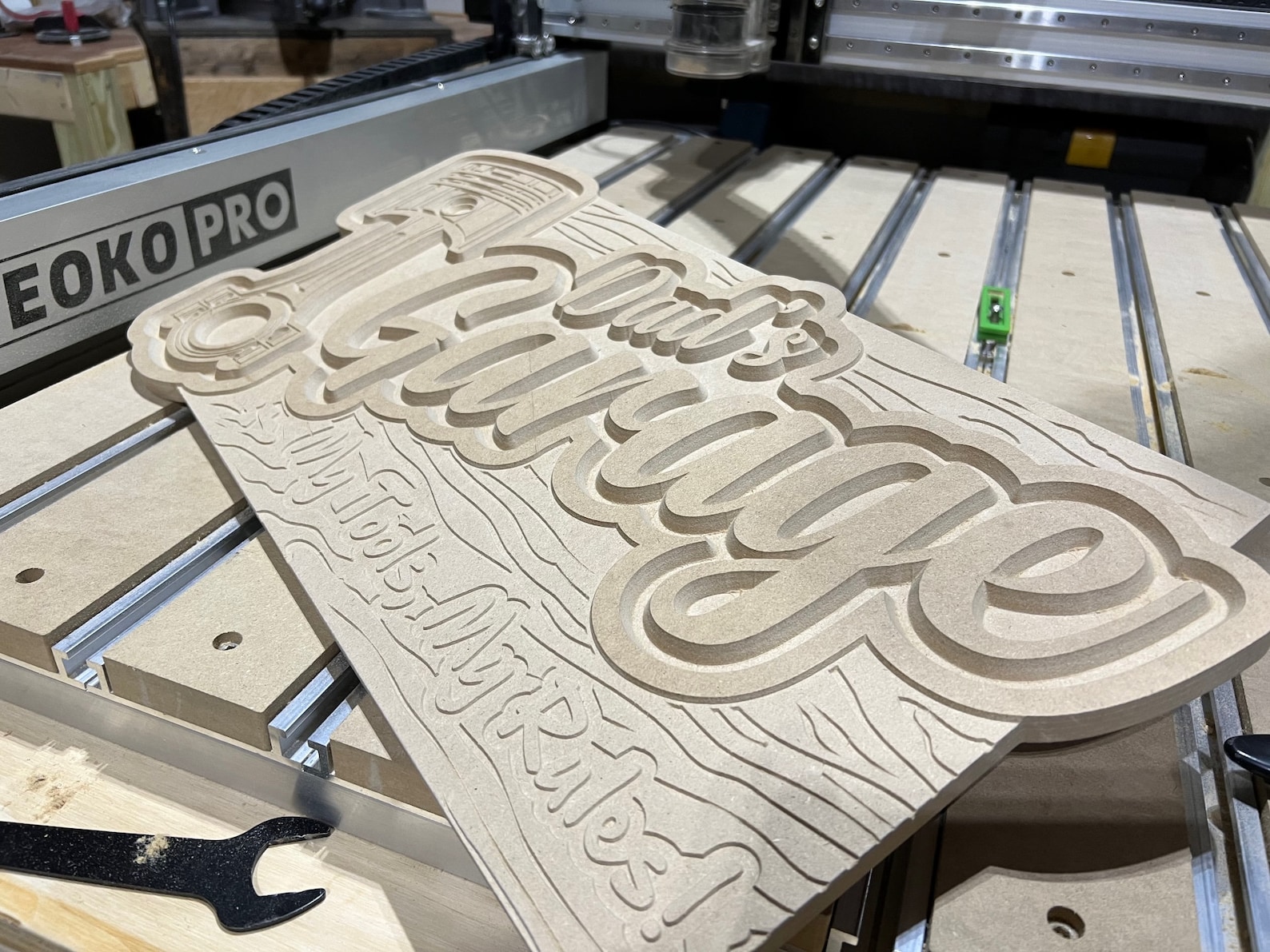 Dad's Garage Sign File – CNC Laser Cut, SVG DXF (instant Download) - Etsy