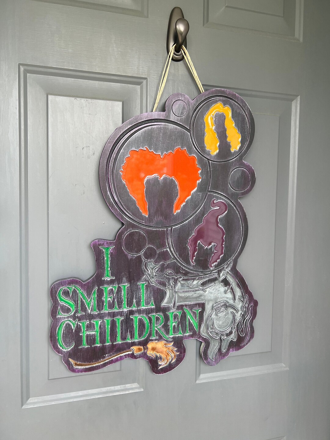 Hocus Pocus I Smell Children Sign File SVG, Laser Cut Files, Cnc Wood ...