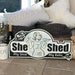 She Shed Sign File - “my Shed My Rules” SVG, Laser Cut Files, Cnc Wood ...