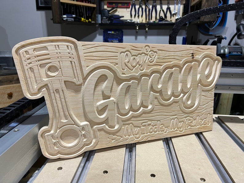 Dad's Garage Sign File – CNC Laser Cut, SVG DXF (instant Download) - Etsy