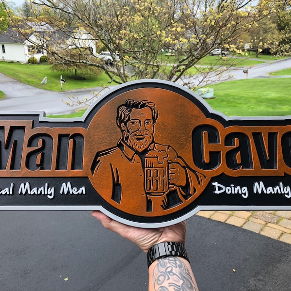 Man Cave Sign - Etsy