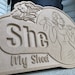 She Shed Sign File - “my Shed My Rules” SVG, Laser Cut Files, Cnc Wood ...