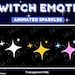Animated Emotes Sparkling Sparkles 3 Pack Gifs - Twitch, Discord ...