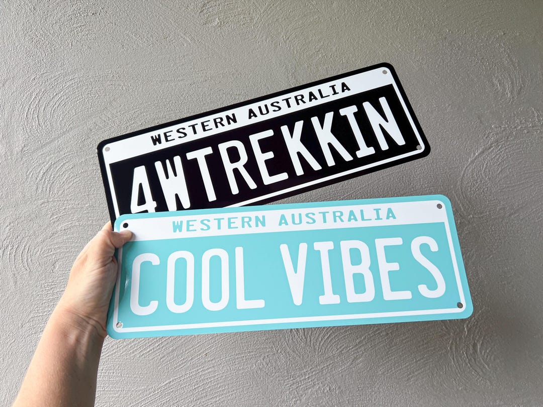 Custom Text Novelty Number Plate Style Personalised Sign, Man Cave Bar ...