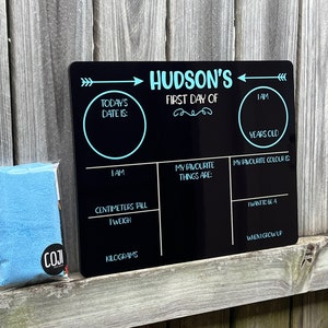 My First Day Board, Back to School First Day Blackboards, Reusable ...