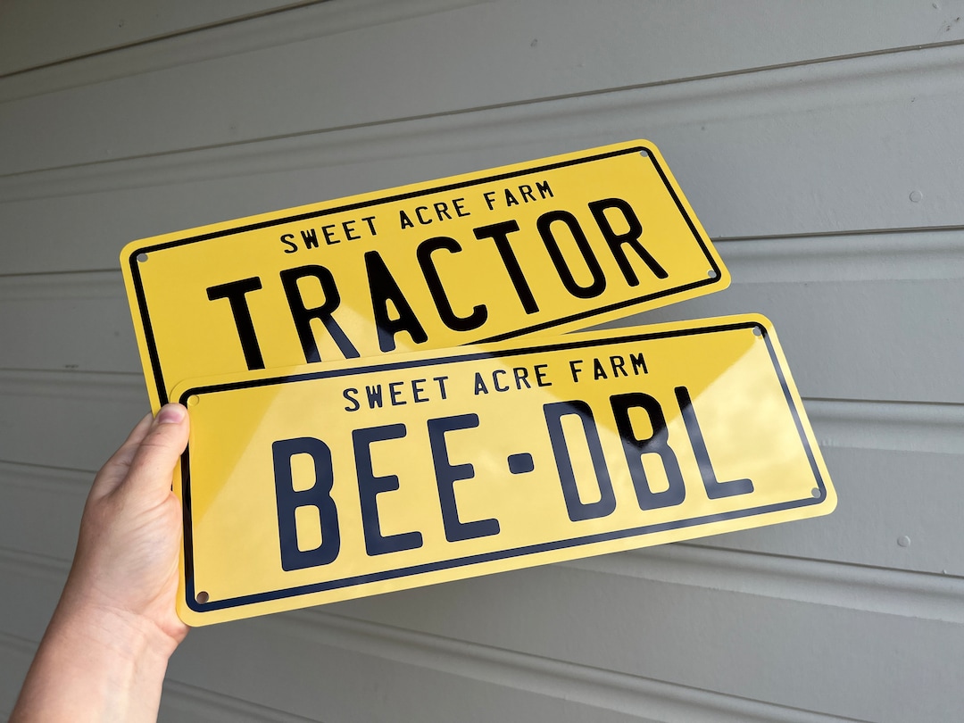 Custom Text Novelty Number Plate Personalised Sign, Custom Display/show ...