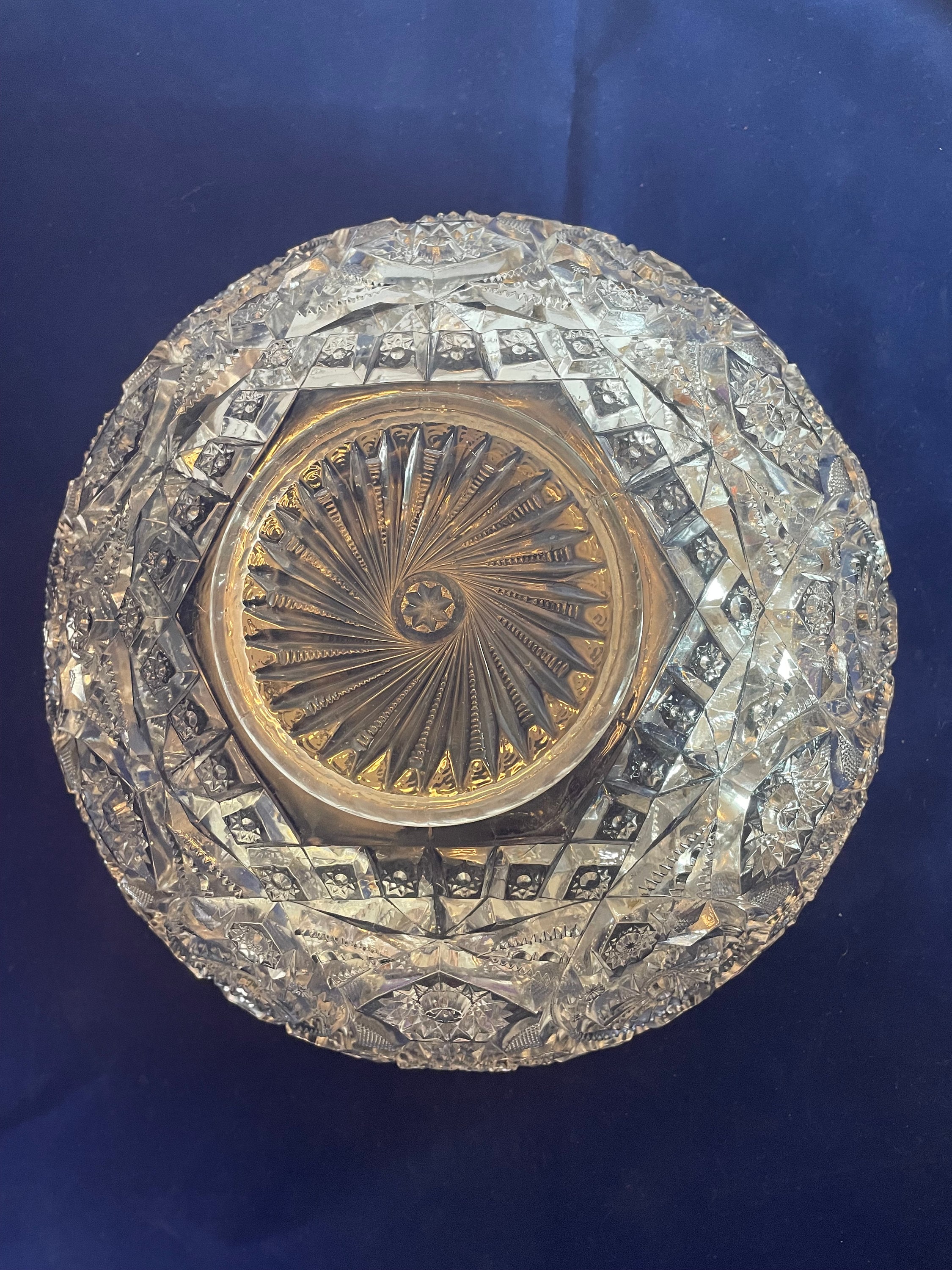 Imperial Glass Punch Bowl and Base - Etsy