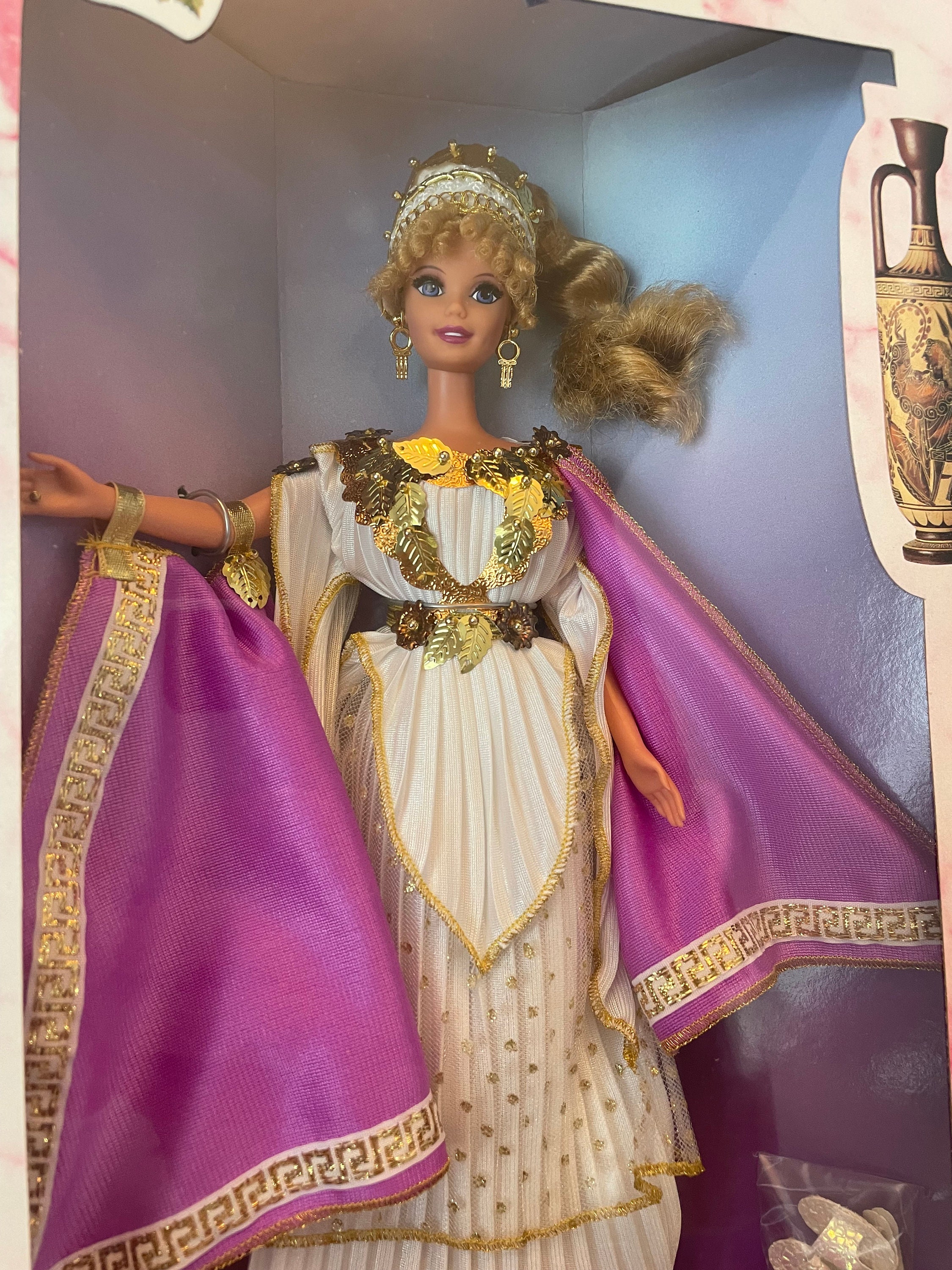 1995 Grecian Goddess Barbie - Etsy
