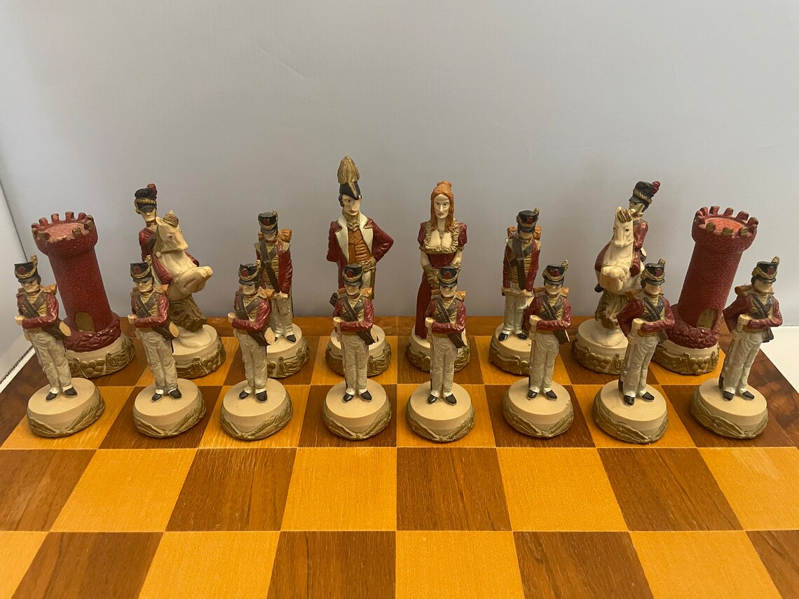 Battle of Waterloo Chess Set - Etsy