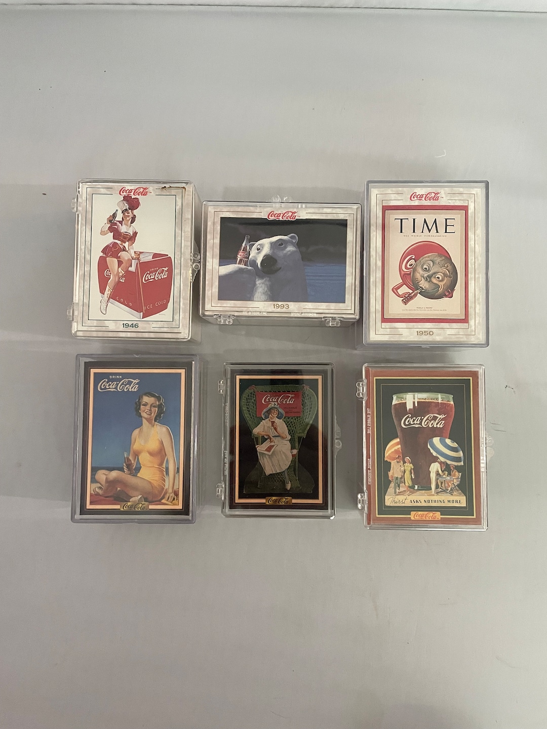Vintage Coca Cola Collection Cards - Etsy