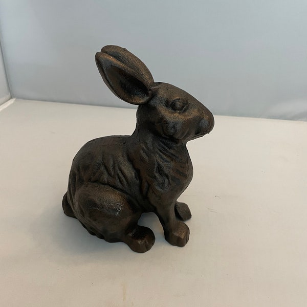 Cast Iron Rabbit - Etsy