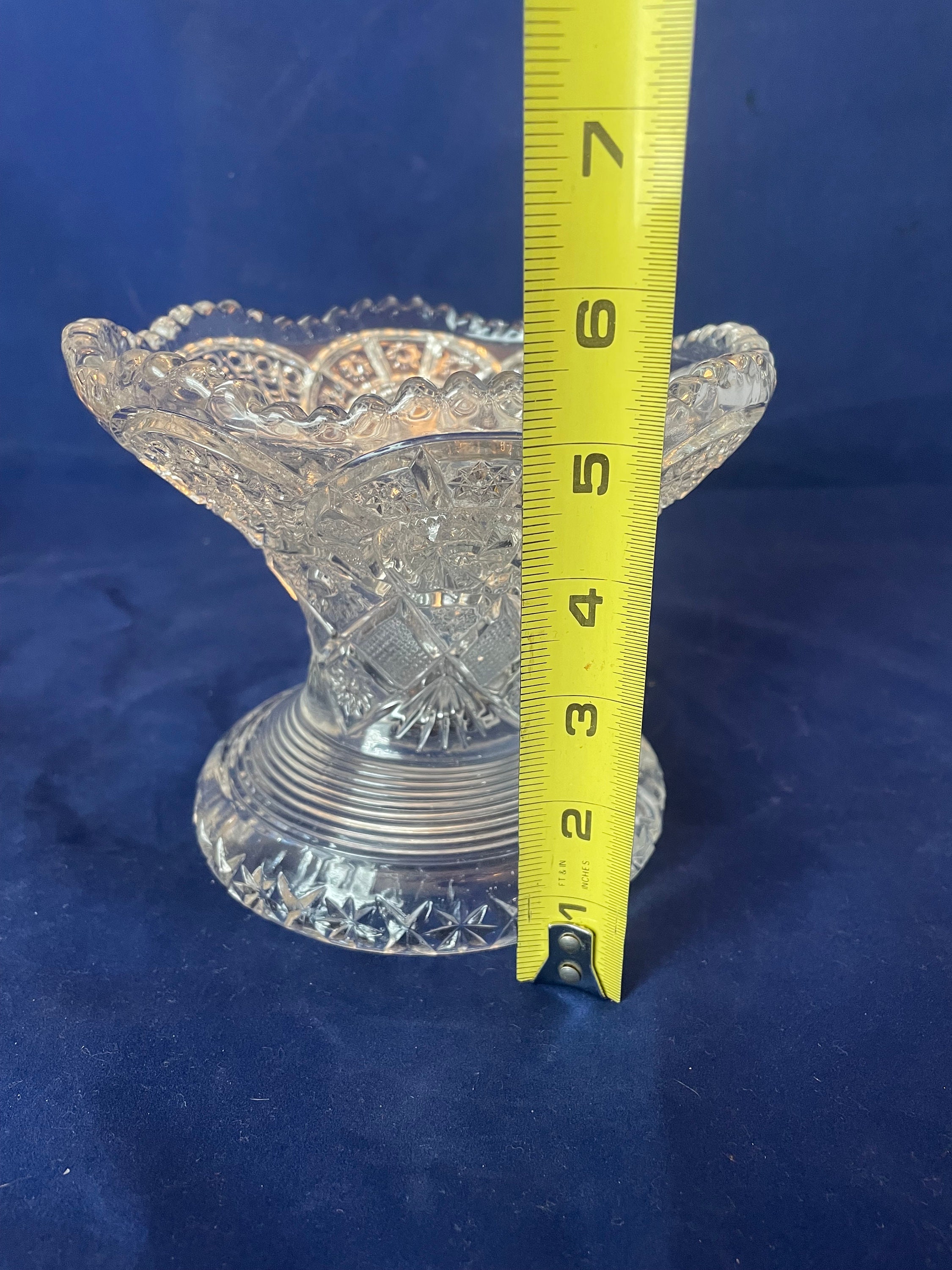 Imperial Glass Punch Bowl and Base - Etsy