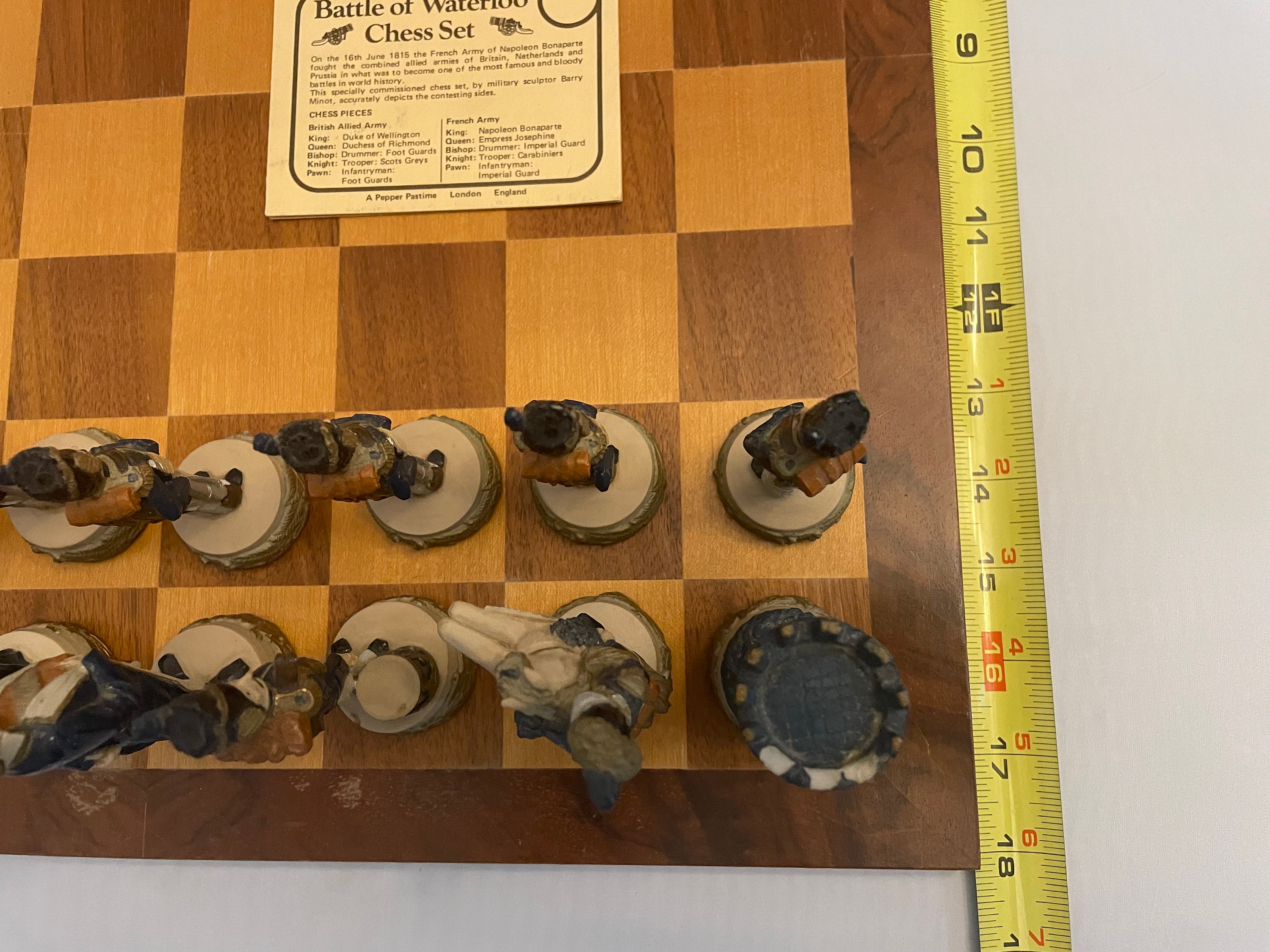 Battle of Waterloo Chess Set - Etsy