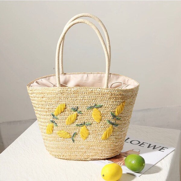 Straw Tote - Etsy